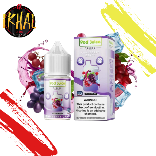 Cranberry Grape / Pod Juice Nicsalt – Grupo Ikhal