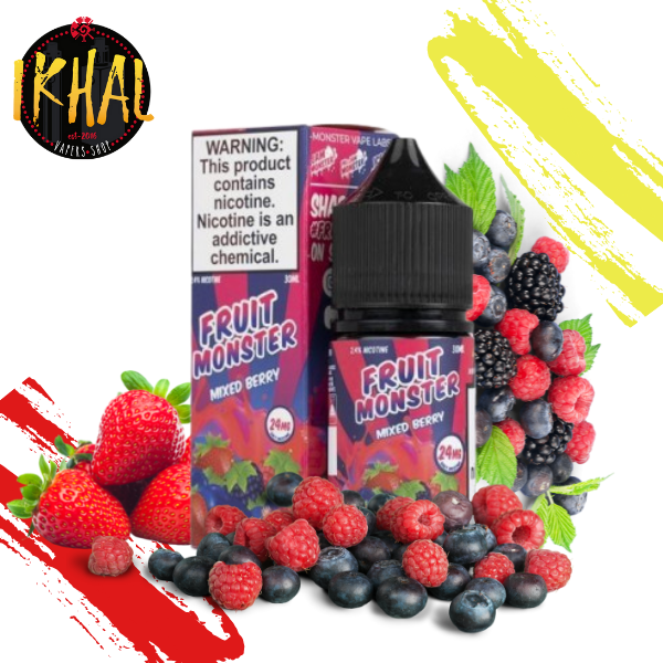Mixed Berry ICE / Fruit Monster NicSalt – IKHAL Hi Club